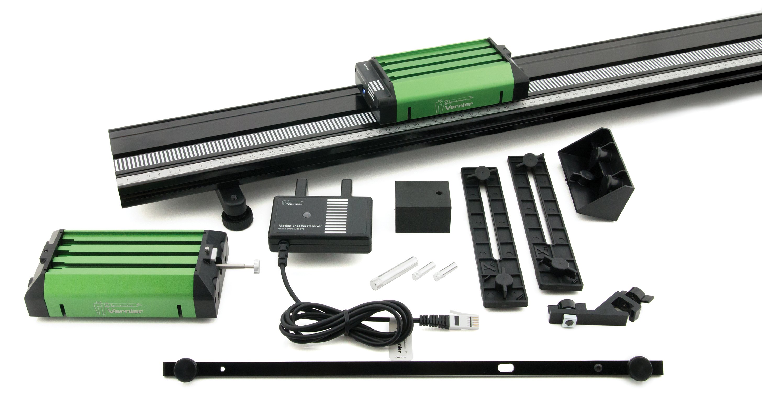 Vernier Dynamics Cart and Track System with Motion Encoder