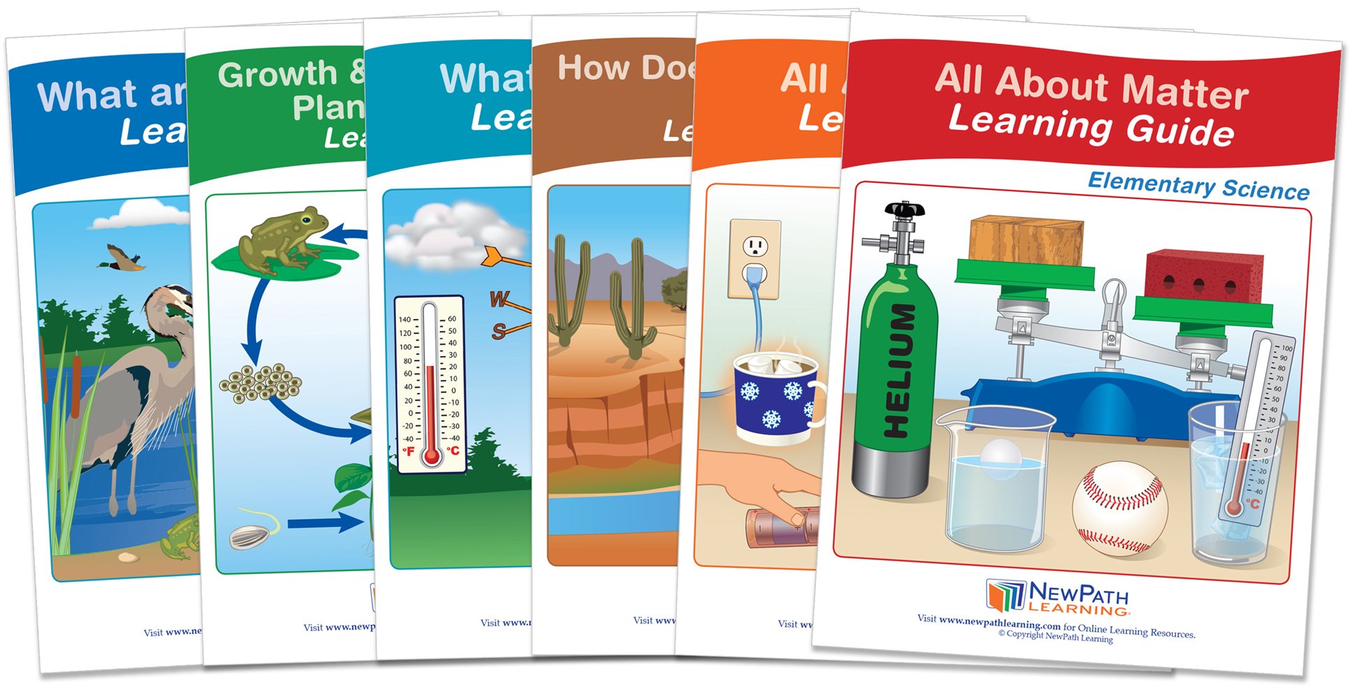 Elementary Science Student Learning Guides w Online Lessons – Set of 6 ...