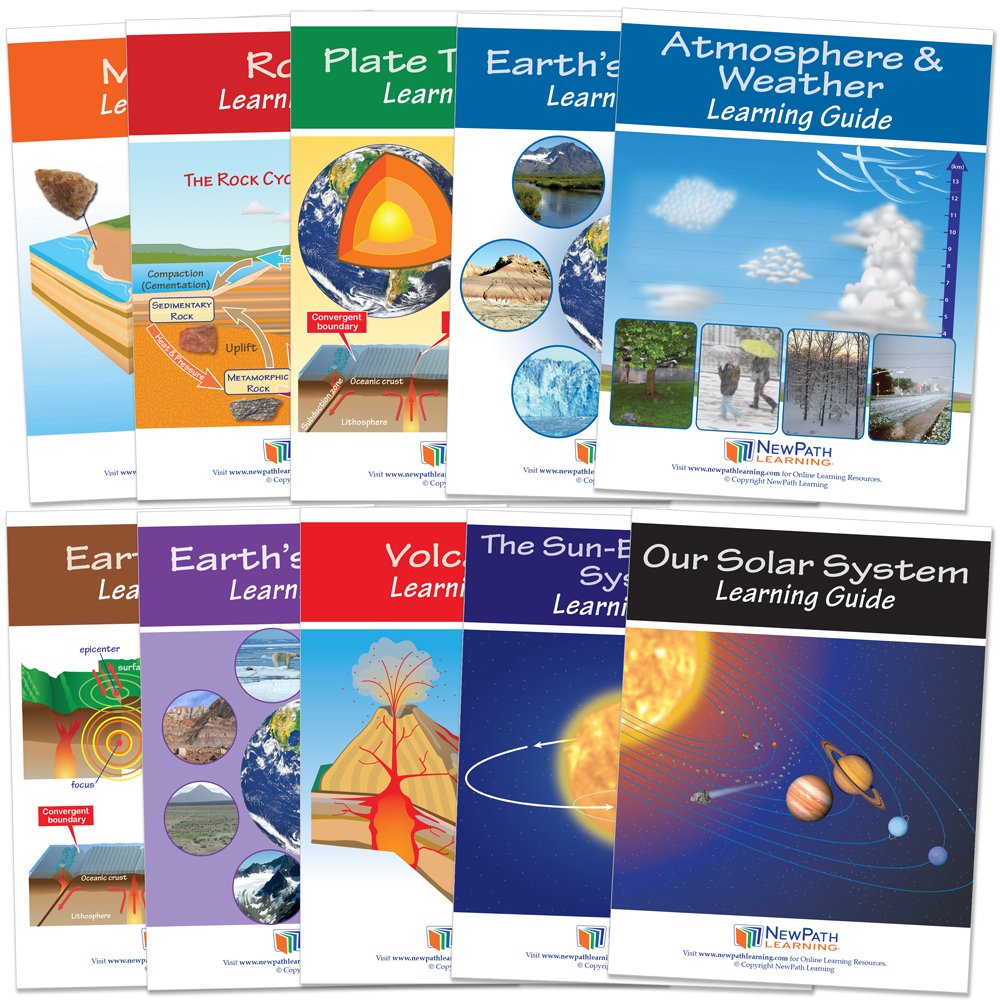 Earth Science Student Learning Guides w Online Lessons – Set of 10 ...