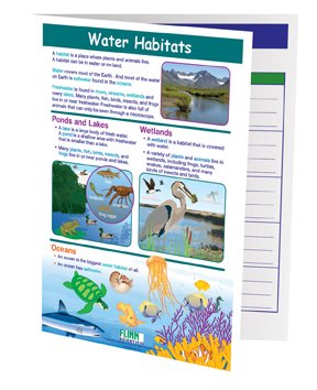 Water Habitats—NewPath Visual Learning Guide, Set of 10 | Flinn Scientific
