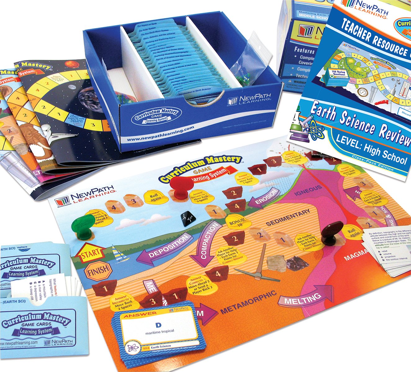 NewPath High School Earth Science Curriculum Mastery® Game - Class-Pack ...