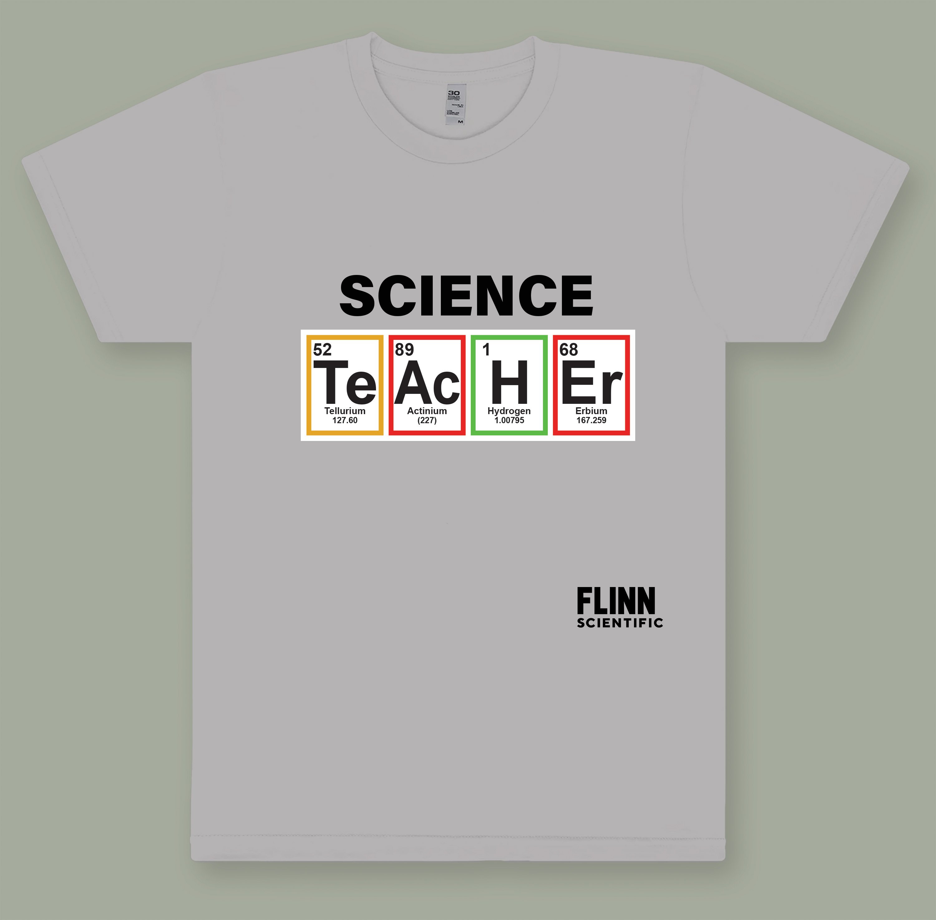 Science Teacher T-Shirt, Gray