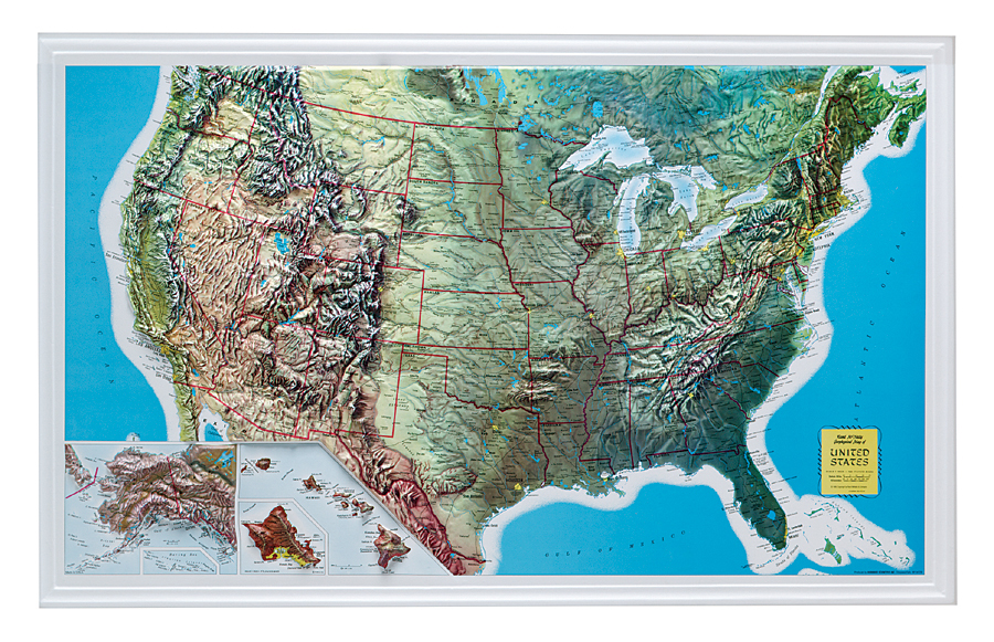United States Raised-Relief Map | Flinn Scientific