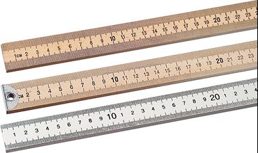 Meter Stick, Hardwood, English/Metric, 1 Meter, Plain Ends | Flinn ...