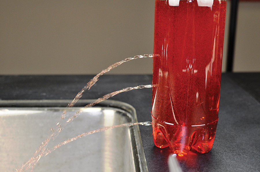 Water Spouts—Kinetic vs. Potential Energy—Torricelli’s Law ...