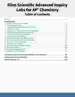 Flinn Scientific Advanced Inquiry Labs for AP® Chemistry Lab Manual ...