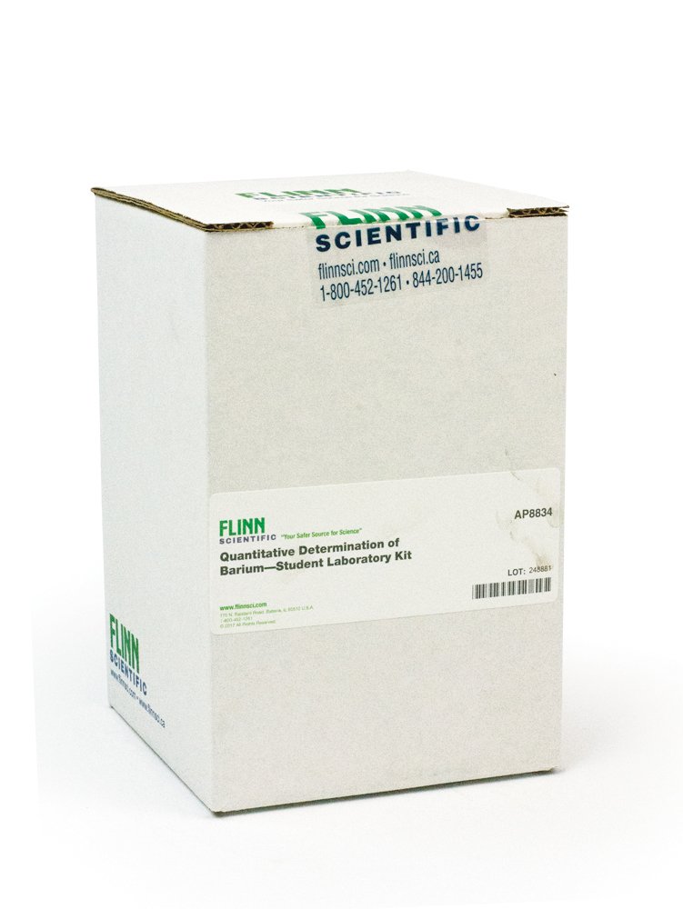 Quantitative Determination of Barium Chemistry Laboratory Kits
