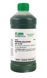 Buffer Solution, pH 10.00, 500 mL, Blue | Flinn Scientific