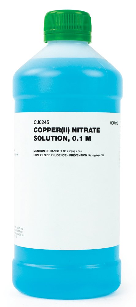 Copper(II) Nitrate Solution, 0.1 M, 500 mL | Flinn Scientific
