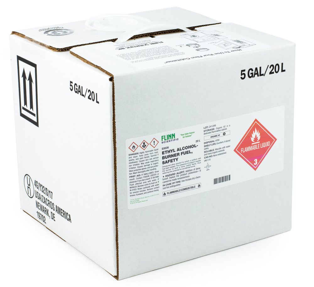 Flinn Chemicals, Ethyl Alcohol Burner Fuel
