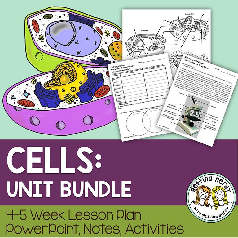 Getting Nerdy® Science—Cells: Unit Bundle