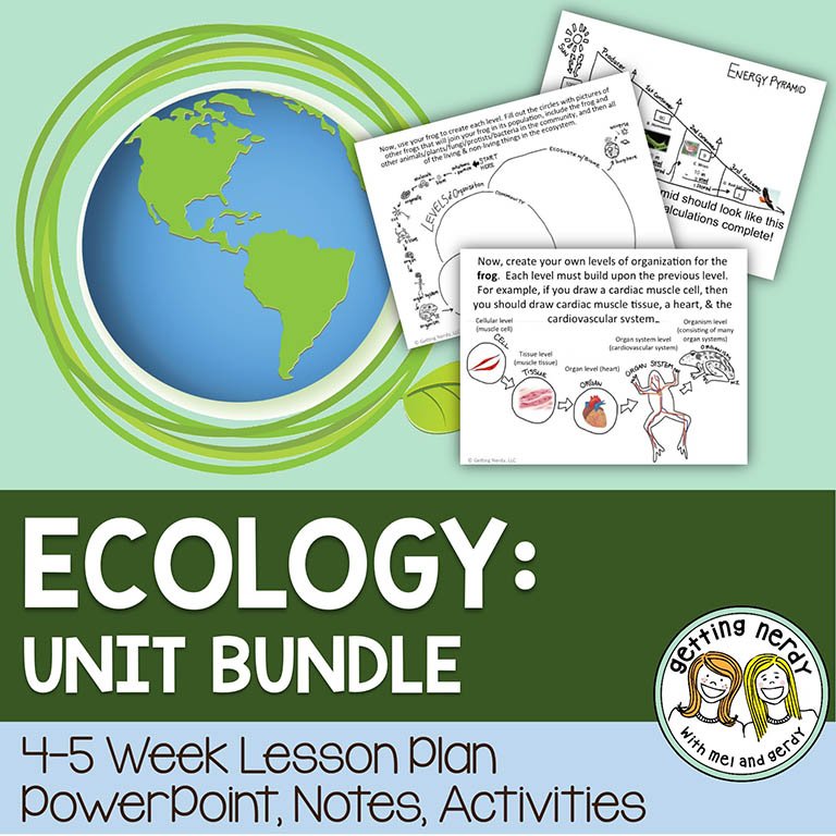 Getting Nerdy® Science—Ecology: Unit Bundle