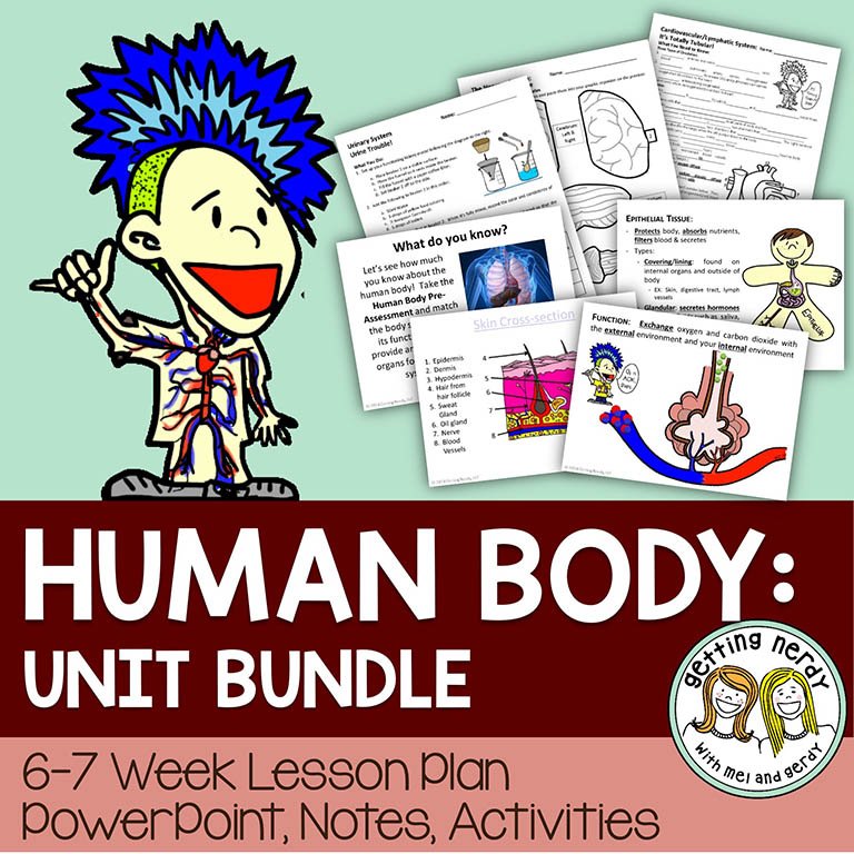 Getting Nerdy® Science—Human Body: Unit Bundle