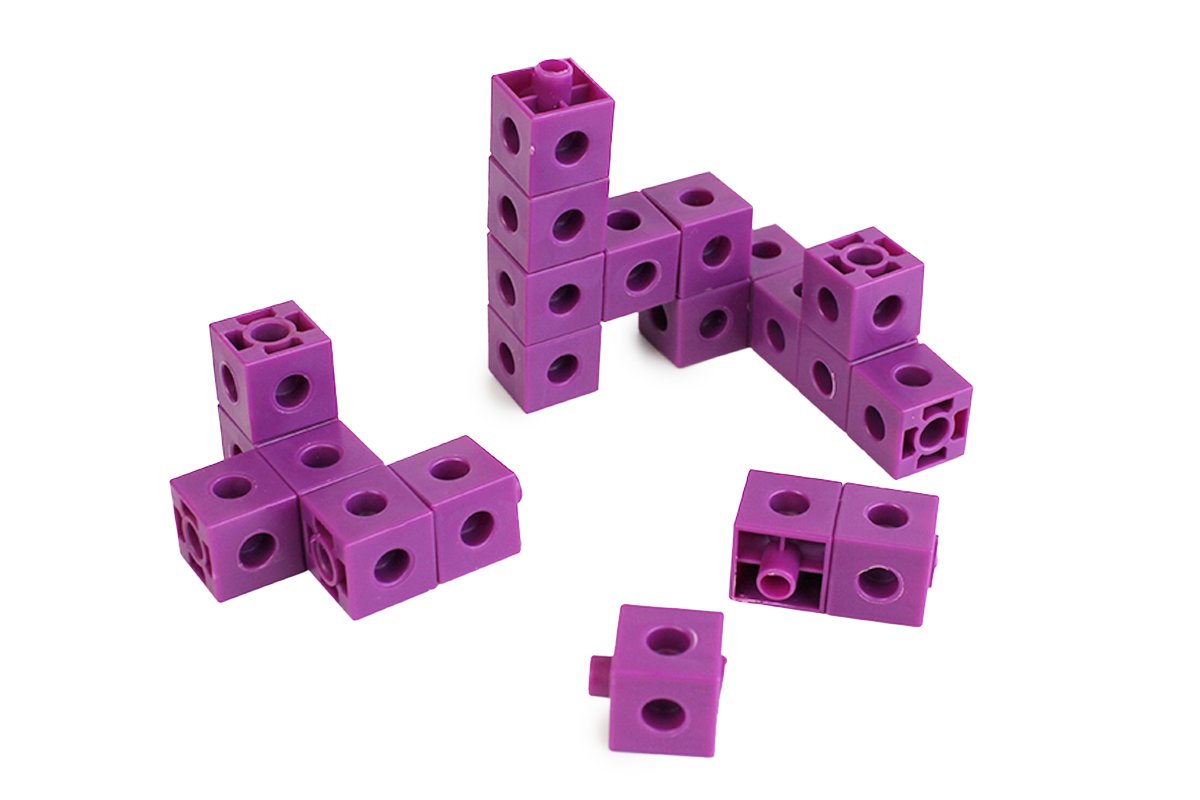 Snap Cubes, Purple, Package of 130 | Flinn Scientific