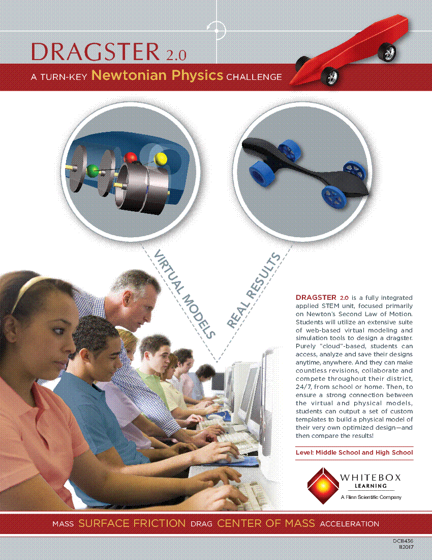 WhiteBox Learning Dragster Brochure | Flinn Scientific
