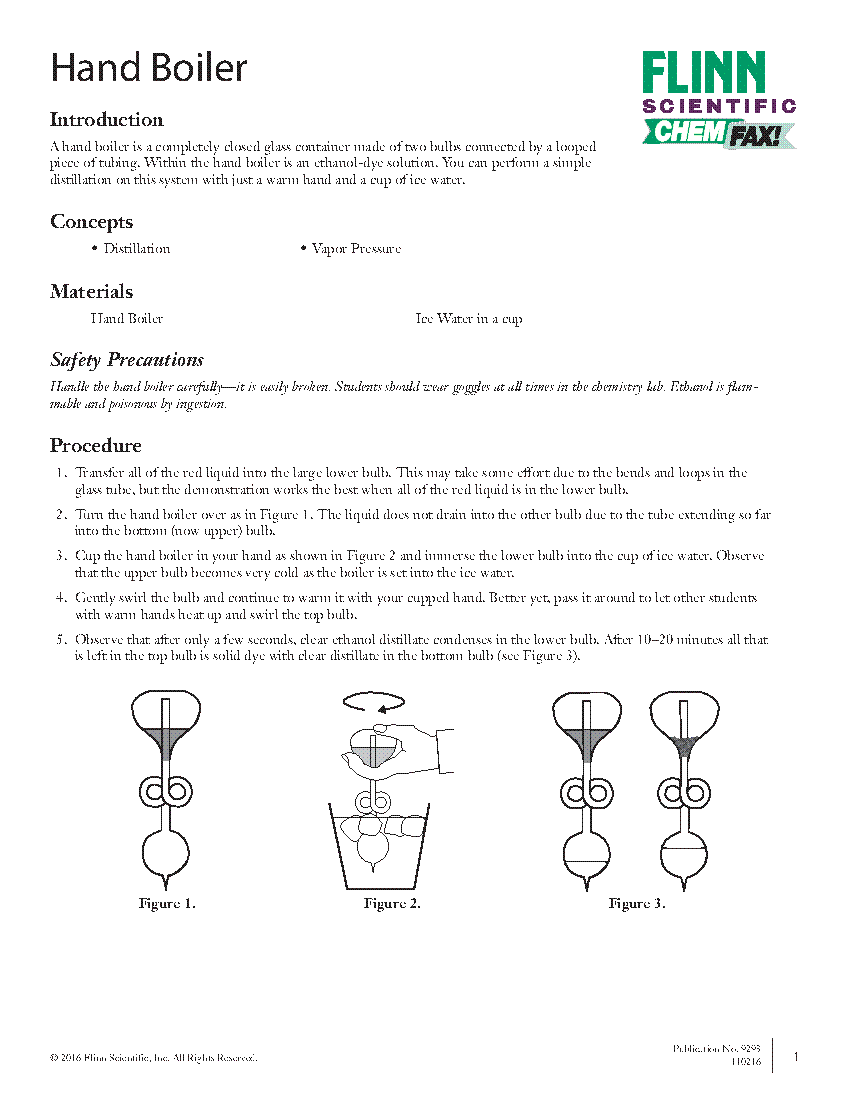 Hand Boiler | Flinn Scientific